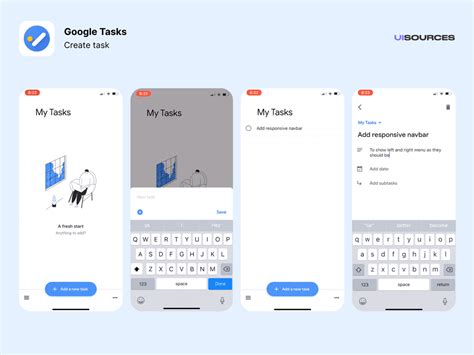 Google Tasks App Plan Organize Schedule Work UI Sources