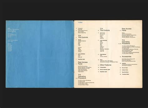 Clairtone Stereo Operating Manual For Use With Models T13t14 Canada