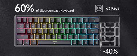 TMKB T63 Black Red Switches Wireless Gaming Keyboard Price In Pakistan