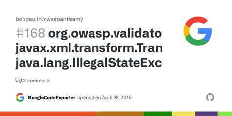 Org Owasp Validator Html Scanexception Javax Xml Transform
