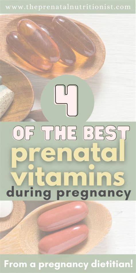 4 Best Natural Prenatal Supplements For Optimal Health The Prenatal