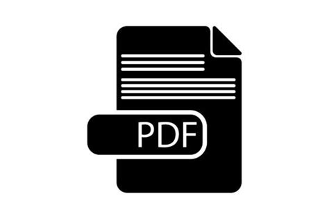 Digital Pdf Document Format Icon Graphic By Prosanjit Creative Fabrica