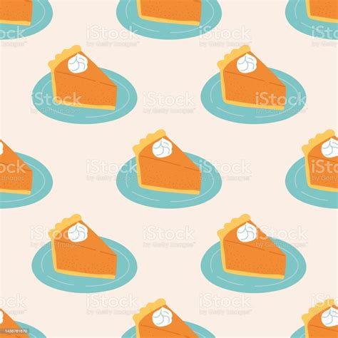 호박 파이와 원활한 패턴 추수 감사절 컬렉션 플랫 벡터 일러스트 레이 션 0명에 대한 스톡 벡터 아트 및 기타 이미지 0명 가을 거품 내기 Istock