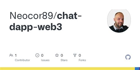 Github Neocor89chat Dapp Web3