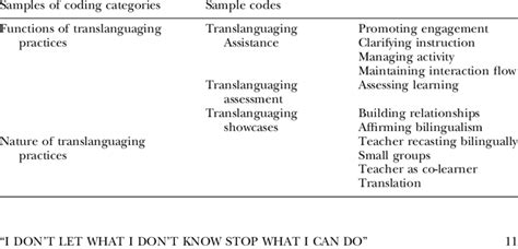 Functions And Nature Of Translanguaging Practices Download Scientific Diagram