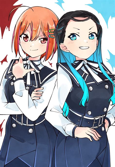 Nishiura Sora And Himuro Mizuki Drawn By Trefle R Danbooru