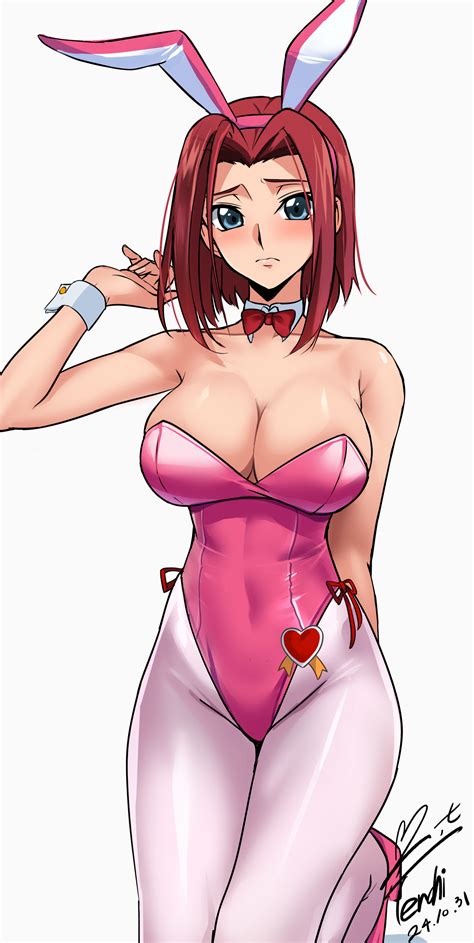 Kouzuki Kallen Code Geass Drawn By Yoo Tenchi Danbooru