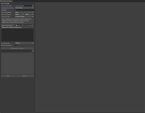 [유니티 unity ] textmeshpro 폰트 추가하기