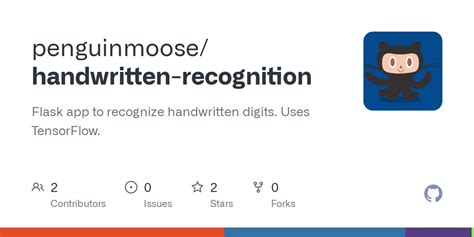 Github Penguinmoosehandwritten Recognition Flask App To Recognize Handwritten Digits Uses
