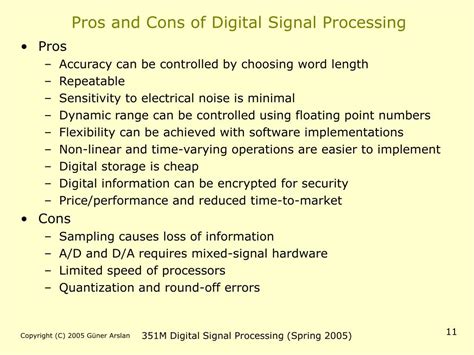ppt ee 351m digital signal processing powerpoint presentation id 200067