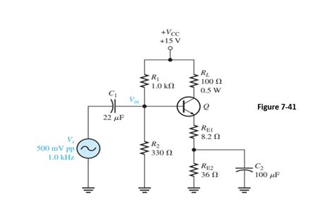 solved a determine the dc q point icq and vceq b