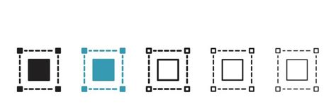 Selection Tool Icon Set Technology Box Select Vector Image Selection Tool Icon Set Technology Box Select Vector Image