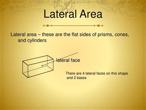 Ppt Lateral Area Surface Area And Volume Notes Powerpoint