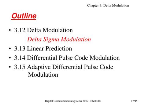 PPT CHAPTER 3 DELTA MODULATION PowerPoint Presentation Free Download ID 3053667