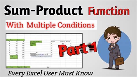 Master Excels Sumproduct Formula In Hindi Sum Product Formula For