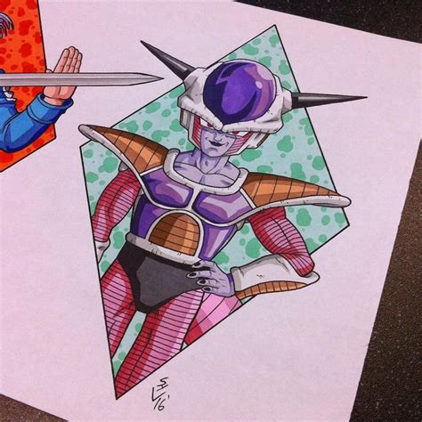 Frieza First Form Sketch