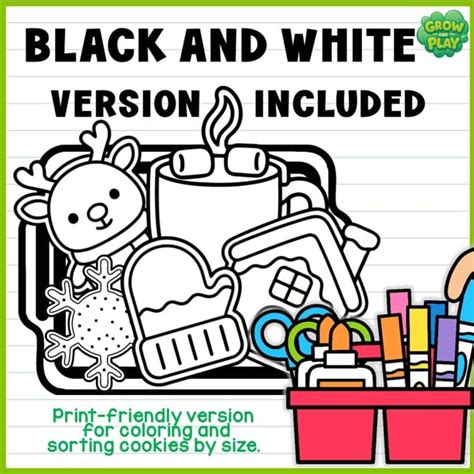 Winter Size Sorting Mats Big Medium And Small Christmas Hands On Activity