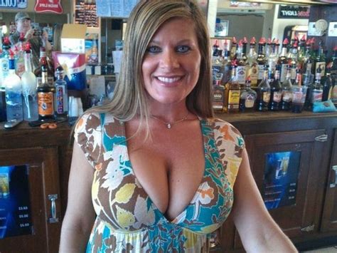 Bartender Busty Cleavage Boobspussyassman