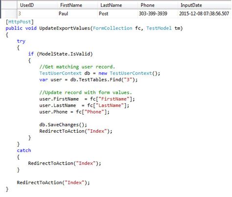 MVC ADO NET Entity Data Model TechMbaBi