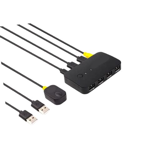 Usb 2 0 Kvm Switch Box 2 In 4 Out Se L92 Shop Today Get It Tomorrow