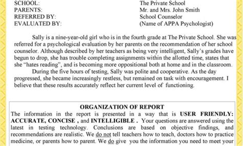 Sample Psychoeducational Report Pdf With Psychoeducational Report Template 10 Examples Of