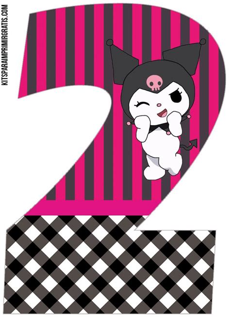 Kuromi Numeros Para Imprimir Kits Para Imprimir Gratis