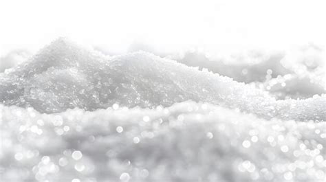 White Sugar Surface Texture Closeup Premium Ai Generated Image
