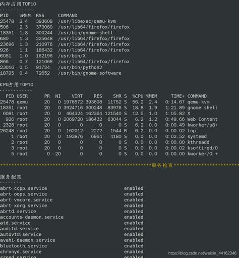 Linux系统巡检脚本linux巡检脚本 Csdn博客