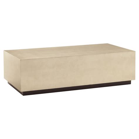 Caracole Cotail Couture Modern Classic Taupe Silver Leaf Wood Block
