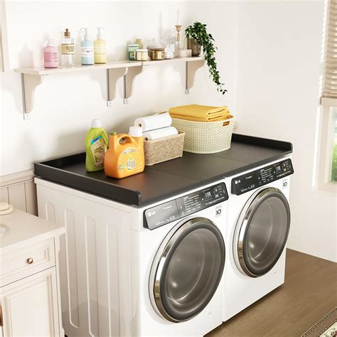 Counter Over Washer And Dryer Easy Diy Laundry Room Countertop