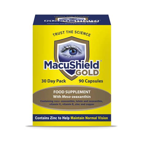Macushield Gold Eye Supplement 90 Capsules Eye