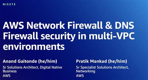 Anandprasanna Gaitonde On Linkedin Aws Awsreinforce Networksecurity