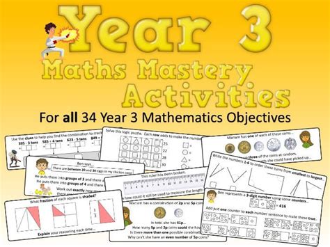 Year 3 Maths Mastery Activities Teaching Resources