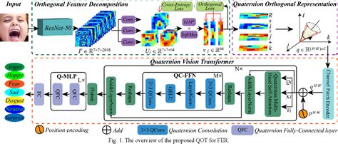 Quaternion Orthogonal Transformer For Facial Expression Recognition In