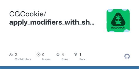 github cgcookie apply modifiers with shape keys