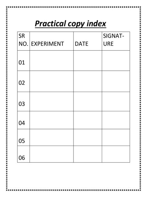 Practical Copy Index Sehar Pdf Pdf