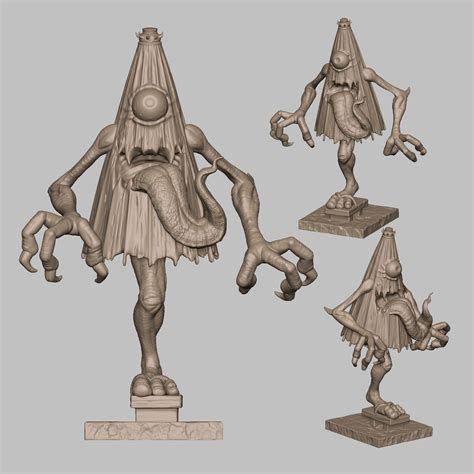 Tsukumogami Yokai 01 Free 3d Model 3d Printable Cgtrader
