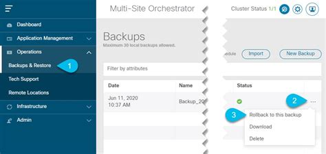 Cisco ACI Multi Site Orchestrator Installation And Upgrade Guide Release X Upgrading Or