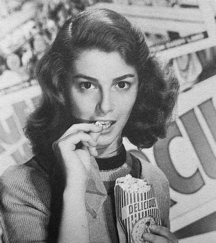 Pier Angeli Sexy Popcorn Clipping Bandw Italian Actress 1950s Teresa