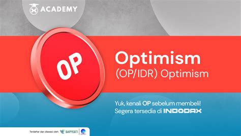 Optimism Op Token Kini Hadir Di Indodax