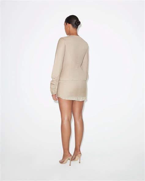 Mini Corset Skirt Sand Khy