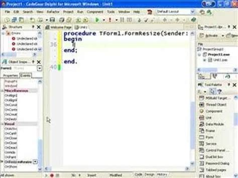 How To Use The OnResize Event When Programming In Delphi HTML XHTML CSS WonderHowTo