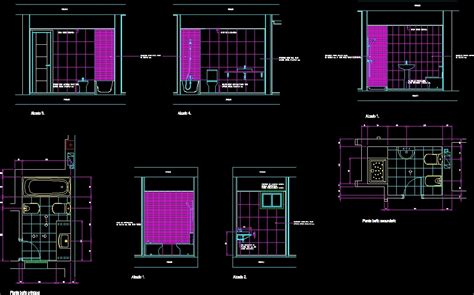 Residential Bathroom Construction Details Dwg Section For Autocad My Xxx Hot Girl