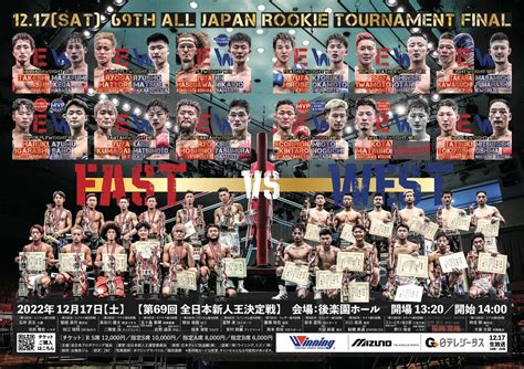 12月17日 第69回全日本新人王決定戦 東日本ボクシング協会