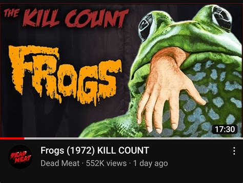 Finally A Kill Count For Us Rbisexualfrogs