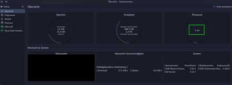 Plasma System Monitor Sensor Gpu Plasma EndeavourOS