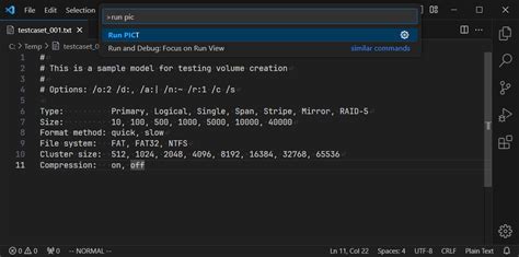 Github Exceedsystem Vscode Pict Using Pict With Vscode