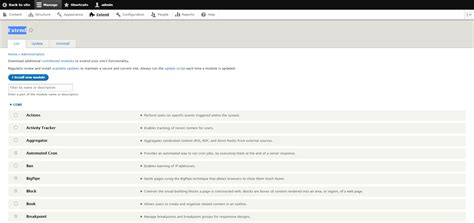 Drupal 8 Tutorial Getting Started With The Drupal 8 Dashboard