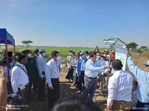 ဧရာဝတီတိုင်းဒေသကြီး ဝန်ကြီးချုပ်ဦးတင်မောင်ဝင်းနှင့် အစိုးရအဖွဲ့ဝင် ဝန်က