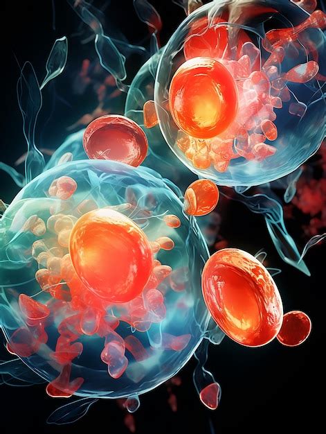 There Are Two Cells That Are Connected To Each Other Premium Ai Generated Image